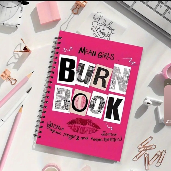 Other | Pink Mean Girls Burn Book Notebook | Poshmark